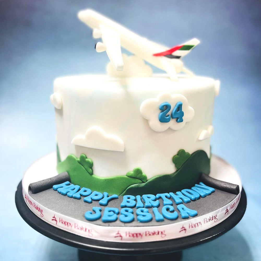 Emirates Airplane Cake – Happy Baking by Vino